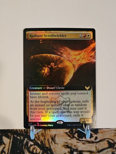 Radiant Scrollwielder (Extended Art) Strixhaven: School of Mages Foil ...