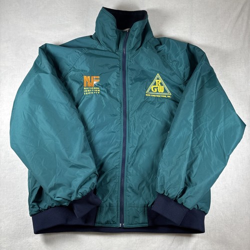 WearGuard Green Bomber Work Jacket Water Resistant Insulated Size XL ...
