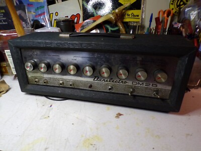 Vintage Danelectro DM 25 Guitar Amp Head Working w/Reverb All Tube ...