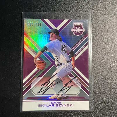 2016 Panini Elite Extra Edition Aspirations Purple /100 Skylar Szynski ...