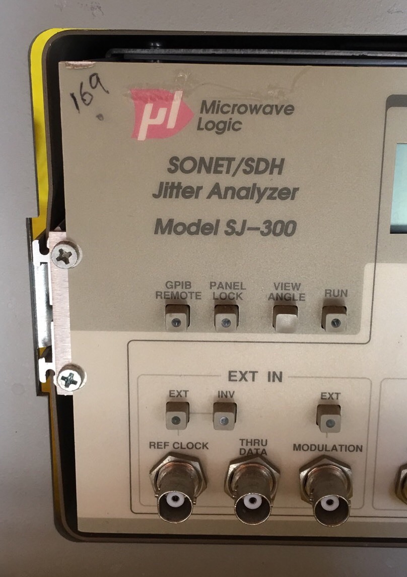 Microwave Logic SJ-300 Laboratory Desktop SONET/SDH Jitter Analyzer ...