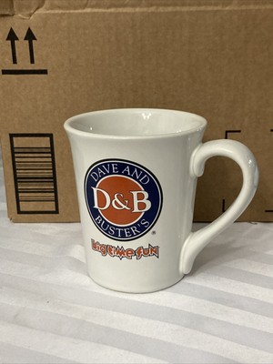 Dave and Buster's Coffee Mug Restaurant D&B Big Time Fun Heavy Thick ...