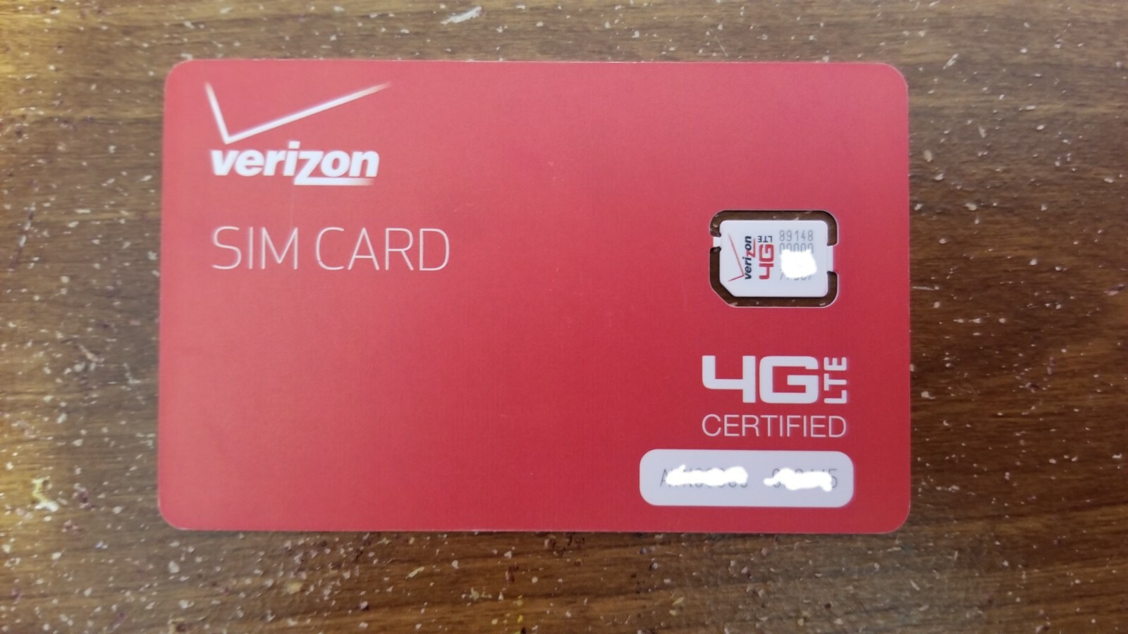 "Brand NEW" Verizon NANO-NFC 4FF SIM Card• 4G/5G • For ANDROID - SEE ...