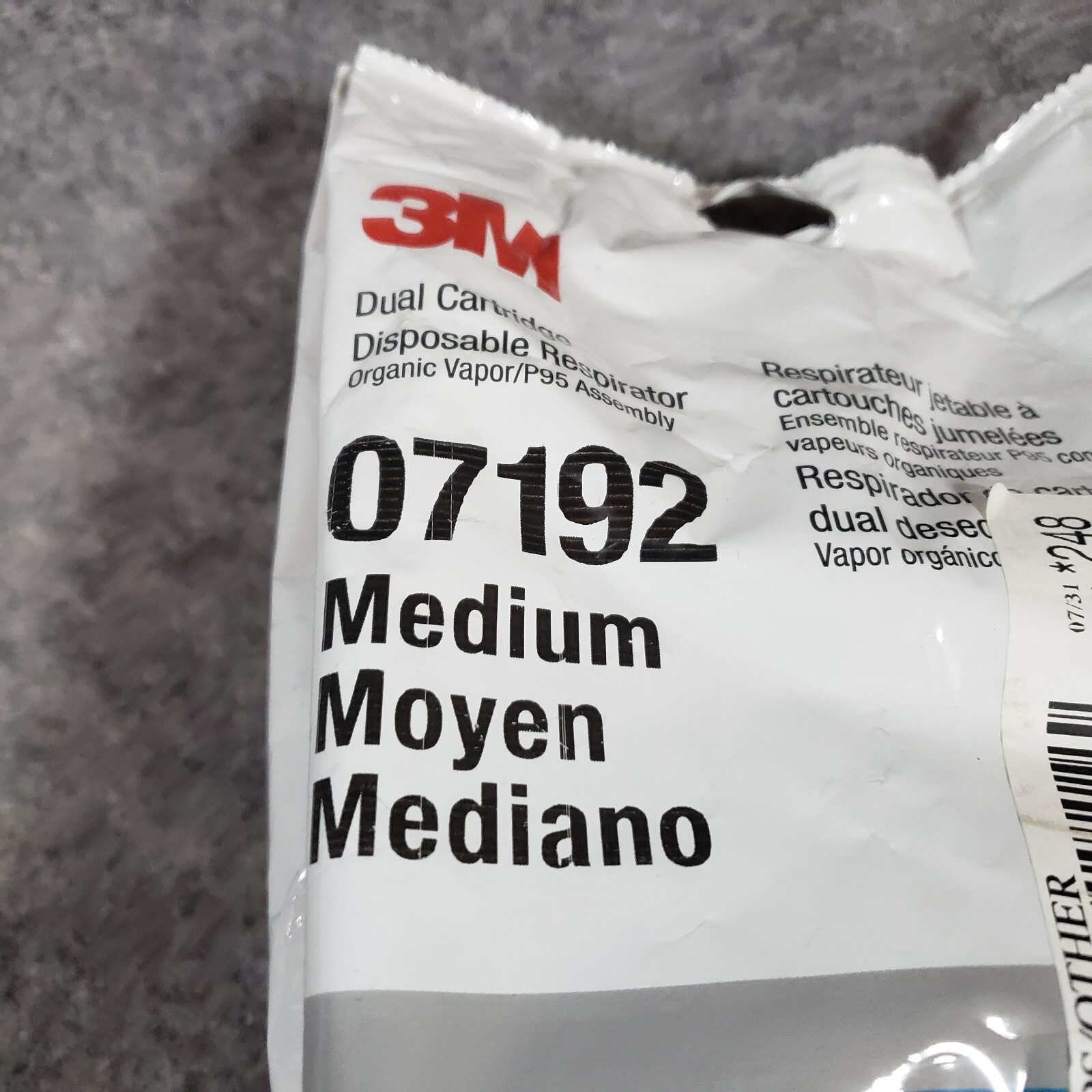 3M ()7192) Dual Cartridge Respirator P95 | Grelly USA