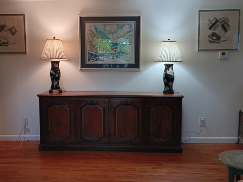 Mid-Century Vintage Baker 4 Door French Collection Buffet Sideboard ...