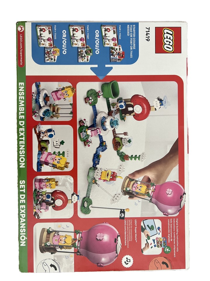 Lego 71419 Super Mario Peach's Garden Balloon Ride New Sealed In Hand ...
