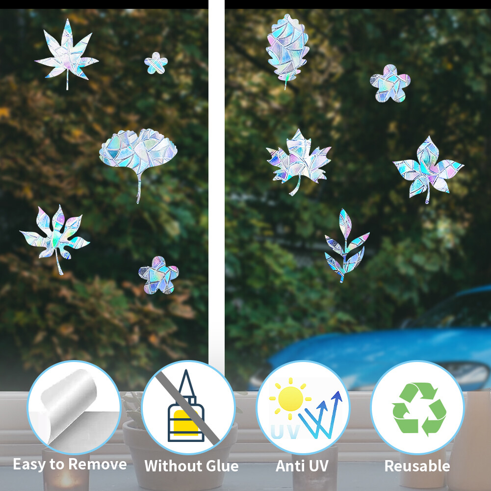 Window Clings Alert Office Glass Sticker Prism Anti Collision | eBay