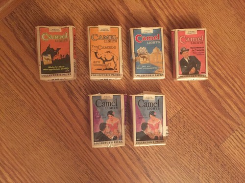 VINTAGE CAMEL COLLECTOR'S PACKS - 6 EMPTY PACKS | eBay