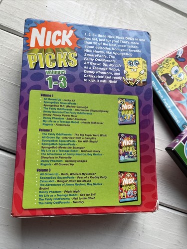 Nick Picks Collection Volumes 1-3 (DVD, 2007, 3-Disc Set) for sale ...