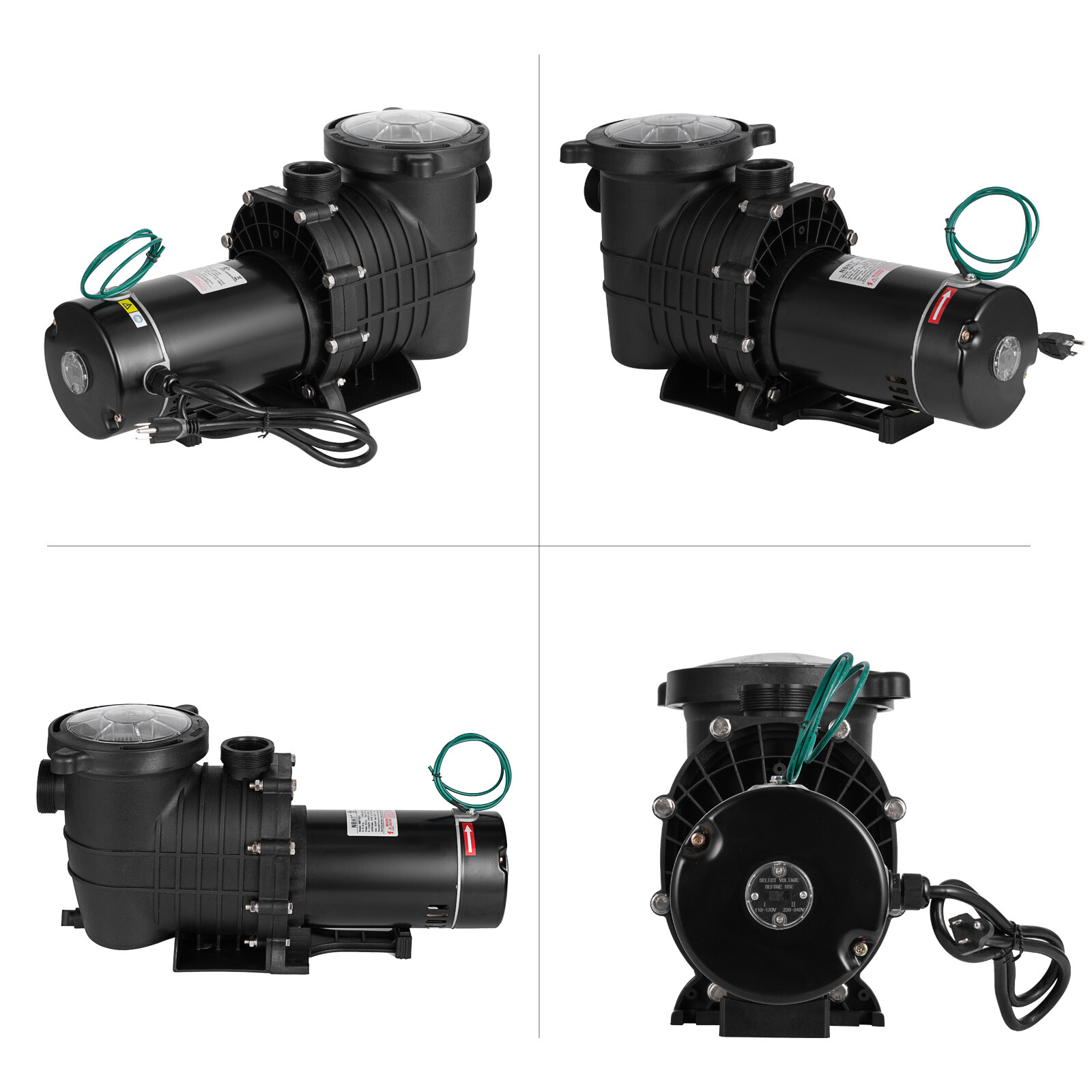 1.5HP Hayward Swimming Pool Pump Motor In/Above Ground w/ Strainer ...