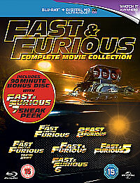 Fast and Furious - Complete Movie Collection (Blu-ray, 2015 ...