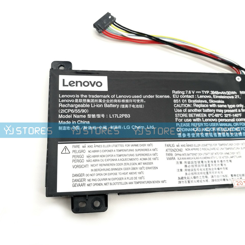 Genuine L17L2PB3 L17C2PB3 L17M2PB3 OEM Battery for Lenovo V130-15IKB ...