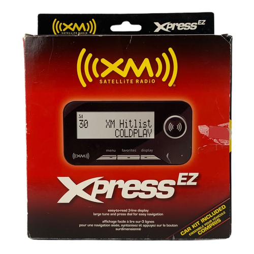 New Audiovox Xpress EZ XMCK-5KC Xpress Satellite Radio Car Kit Sealed ...