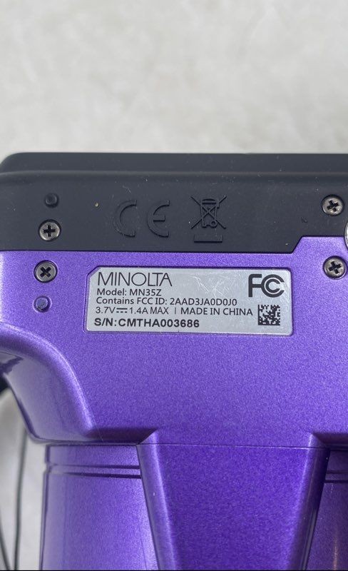 Minolta MN35Z Purple 20 Mega Pixel 35x Optical Zoom Digital Camera | eBay