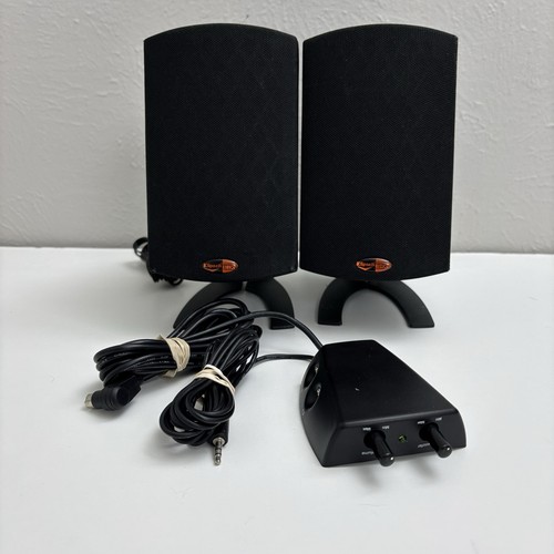 Klipsch ProMedia 2.1 THX Certified Speakers & Volume Control Pod- Fast ...