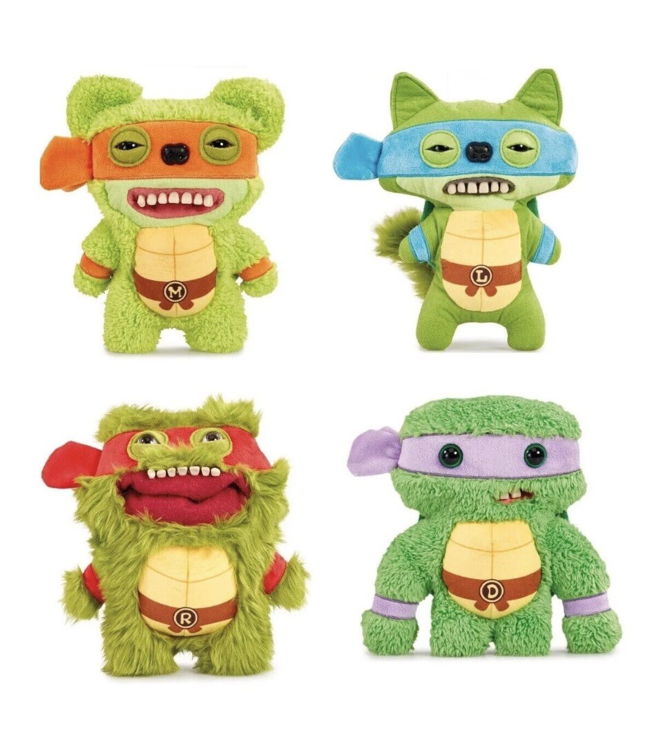FUGGLER TEENAGE MUTANT NINJA TURTLES FULL SET 4 Limited Edition TMNT ...
