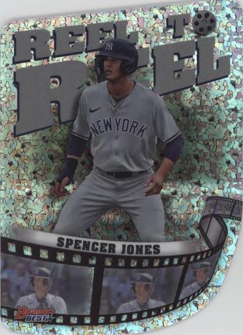 2023 Bowman's Best - Reel to Reel Die-Cuts Spencer Jones #RR-19 Mini ...