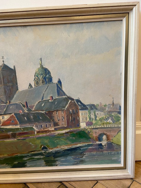 Jakob Weitz Ölgemälde auf Malpappe Quirinus Münster Neuss | eBay.de