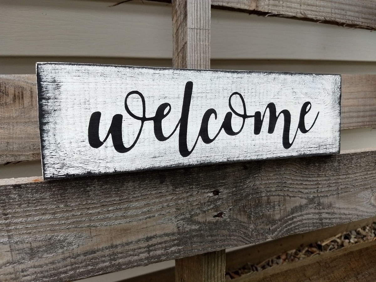 Rustic Welcome Signs