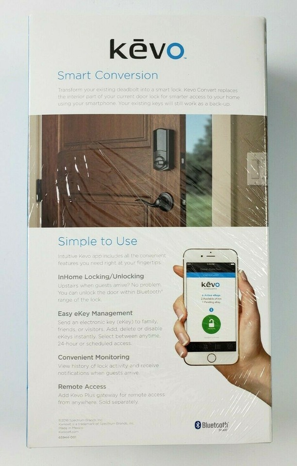 Kwikset Kevo Convert Smart Lock Venetian Bronze Conversion Kit | eBay
