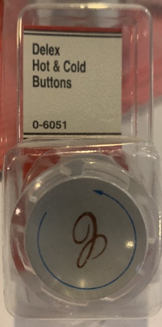0-6051 Style Hot and Cold Buttons for Delta for sale online | eBay