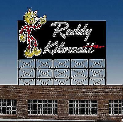 Miller Engineering 3681 HO/O Scale Reddy Kilowatt Illuminated Sign | eBay