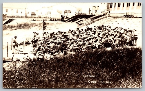 Postcard Camp Callan Lecture Artillery California B17 | eBay