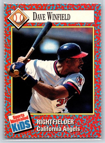 1991 Sports Illustrated for Kids Dave Winfield California Angels #282 ...