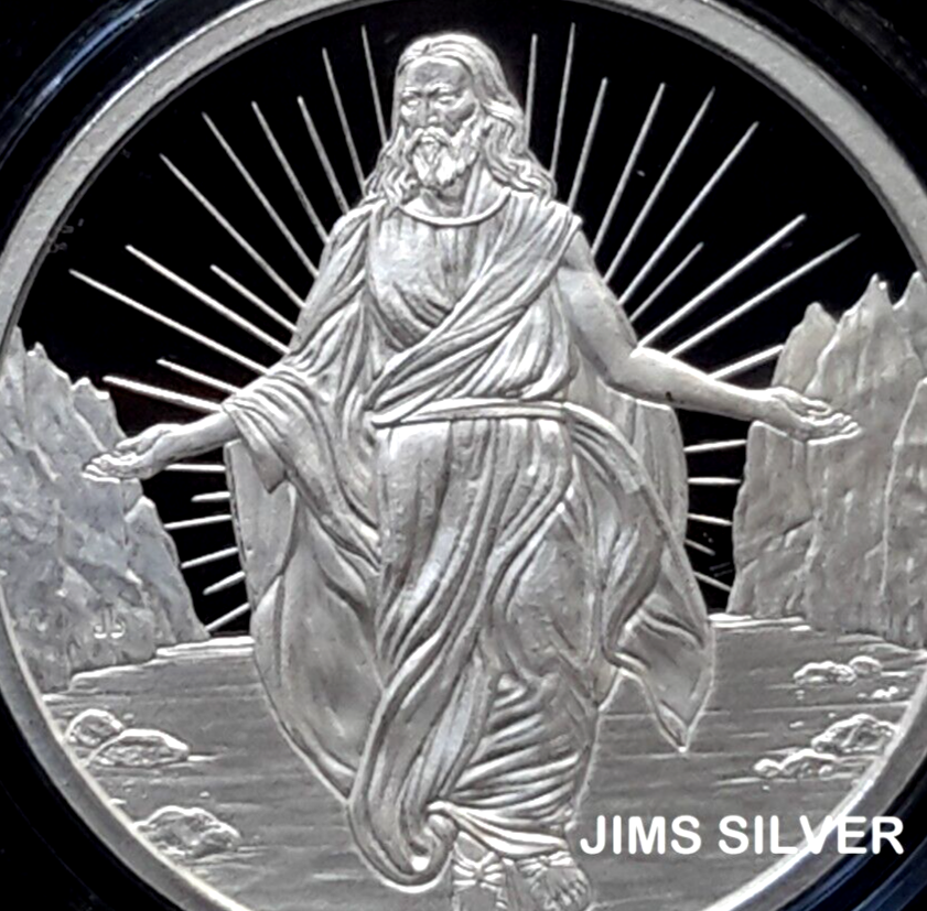 2024 Silver Shield ENLIGHTENED CHRIST 1 oz Silver PROOF w/ COA & BOX ...