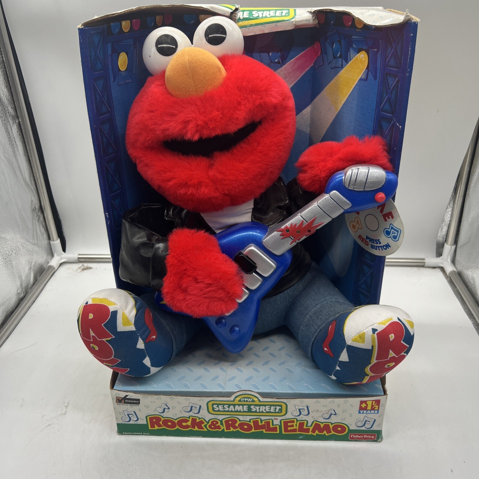 Rock N Roll Singing Elmo Sesame Street Fisher- 1998 for sale online | eBay