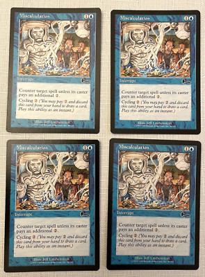 4x Miscalculation - Urza's Legacy - MTG - Magic the Gathering - LP | eBay