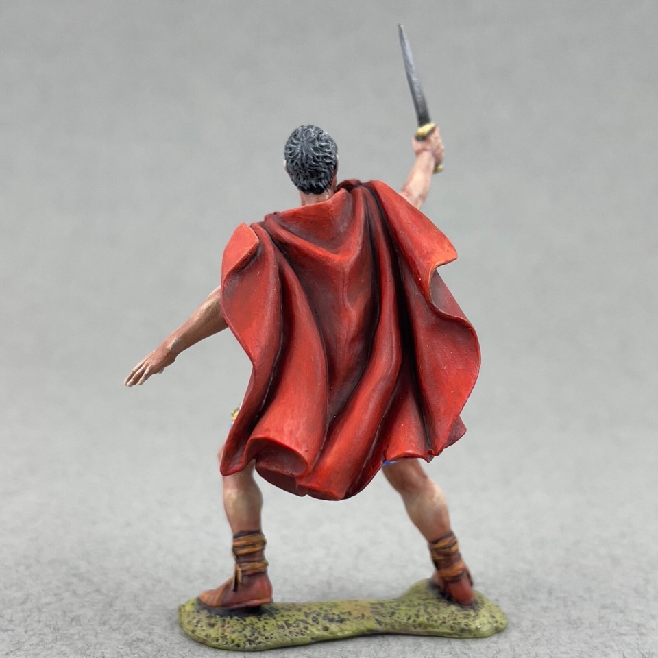 Julius Caesar figurine 54 mm 1/32, Painted tin miniature, Roman soldier figure | eBay