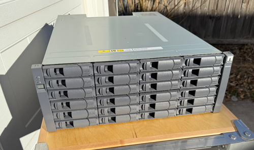 Netapp DS4243 (DS4246) Disk Array Shelf JBOD w/ 24x Trays, 4x PSUs ...