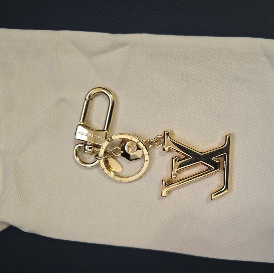 Louis Vuitton Gold LV Logo Charm | eBay