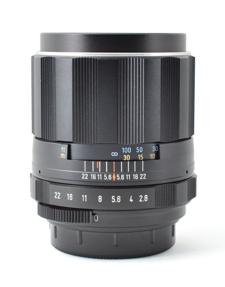 Asahi PENTAX Super Multi Coated Takumar 105mm F2.8 SMC M42 Lens w/ Hood ...