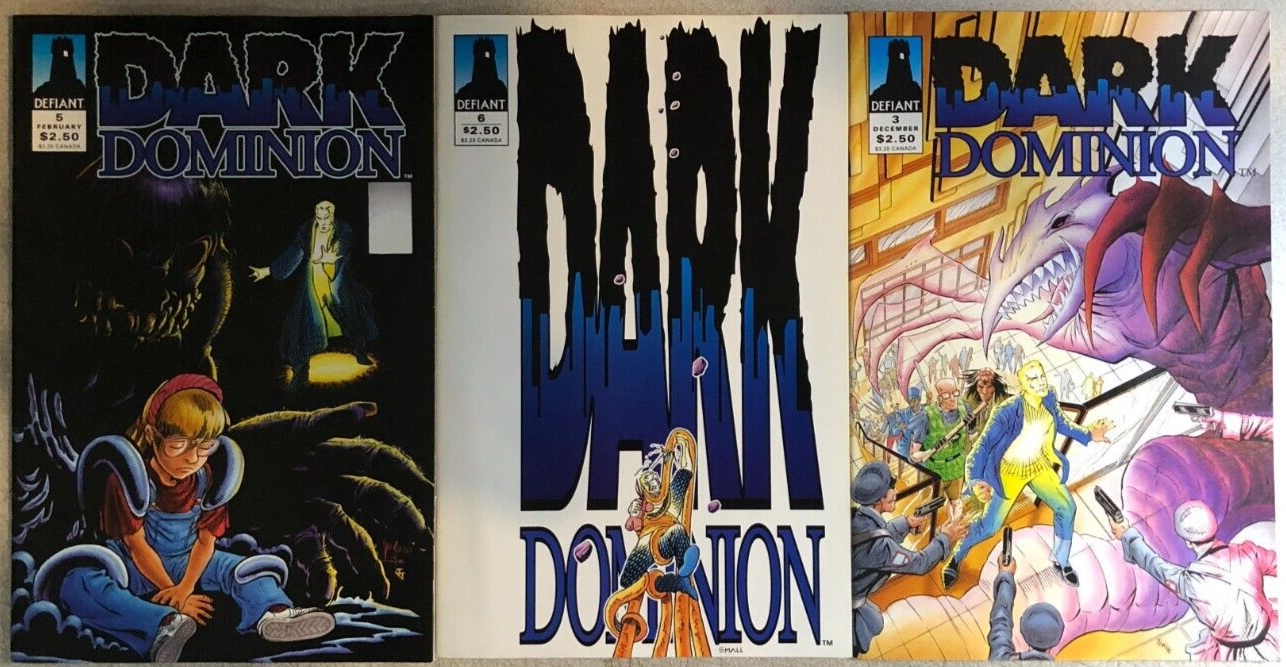 DARK DOMINION lot of (3) issues #3 #5 #6 (1994) Defiant Comics FINE+ | eBay