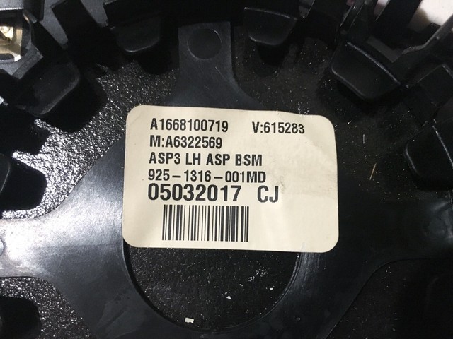 MERCEDES Ml GLS GLE Class W166 OEM Mirror Glass RH Heating Blind Spot ...