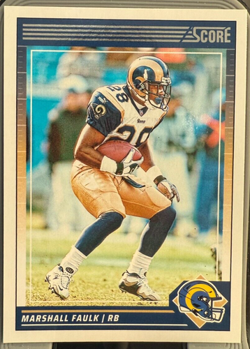 2024 Panini Score #294 - Marshall Faulk - Los Angeles Rams Football ...