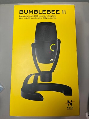 NEAT - Bumblebee II - Cardioid USB Condenser Microphone - Black [Brand ...