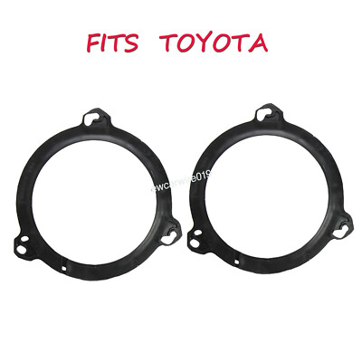 For Toyota 6.5" Door Speaker Adapter 4Runner/Corolla/Highlander/Tacoma ...