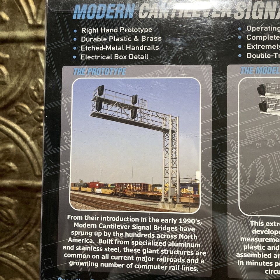 BLMA Models HO Scale 4031 Modern Cantilever Right Hand Signal Bridge | eBay