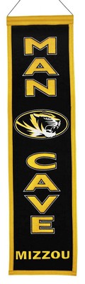 Missouri Tigers Banner 8x32 Wool Man Cave | eBay