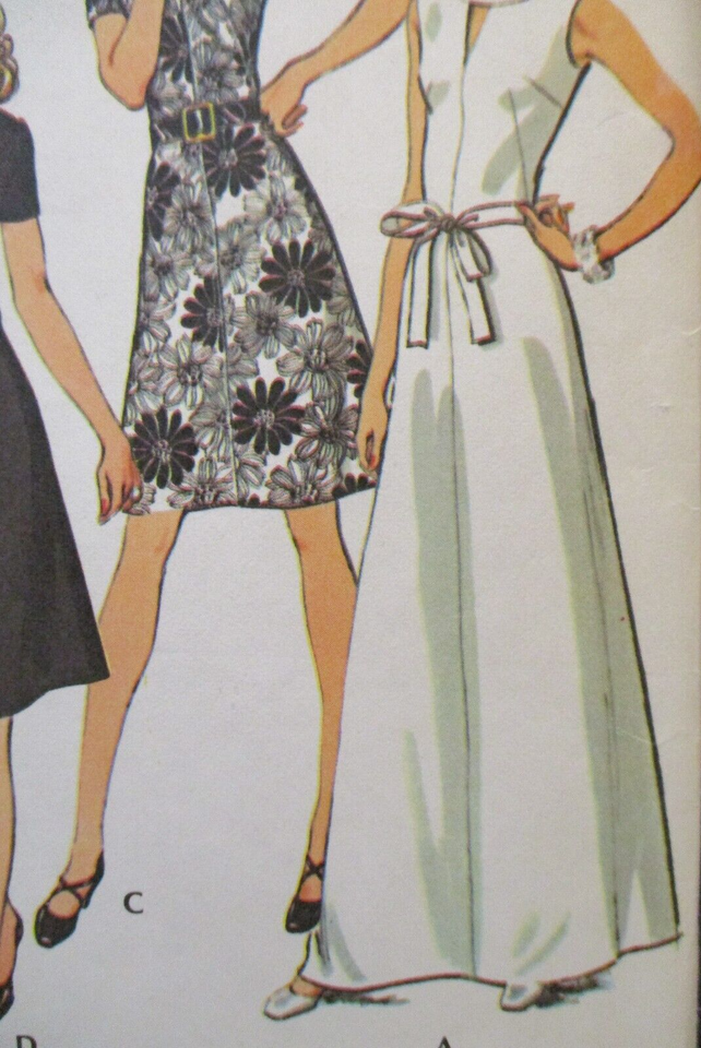Vintage McCall's Pattern 3608 Miss Size 8 Bust 31.5" Dress 3 Lengths ...