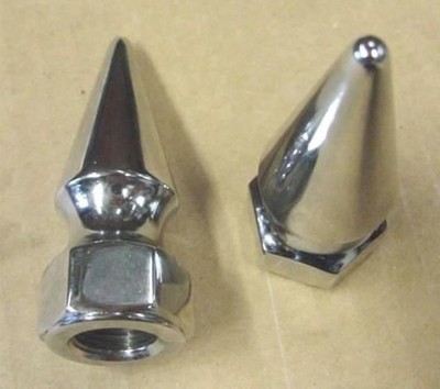 Bucket o Chrome 5/8"F Spike Nuts Spikes Harley-Chopper | eBay
