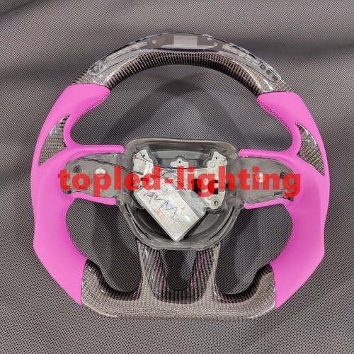 Purple Carbon Fiber LED Steering Wheel For 2015+ charger challenger ...