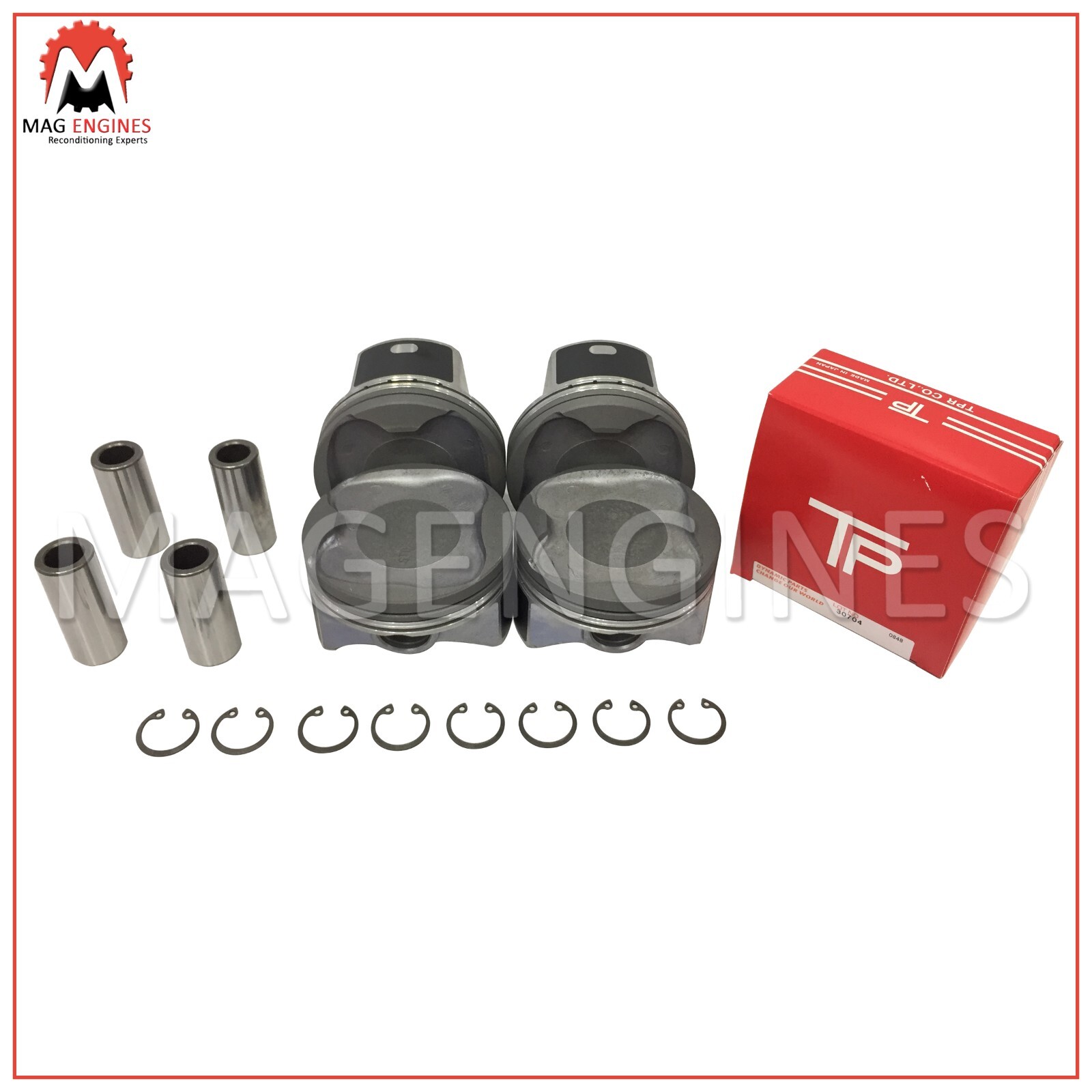 PISTON & RING SET TOYOTA 2ZR-FBE FOR C-HR COROLLA ALTIS 1.8 LTR 2018 ...