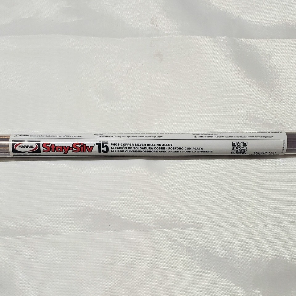 Harris Stay Silv 15 15% Silver Brazing Alloy Rods HVAC Grade 1LB 28 ...