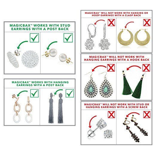 Magic Earring Back Hypoallergenic Fit all Post Earring As We Seen on TV ...