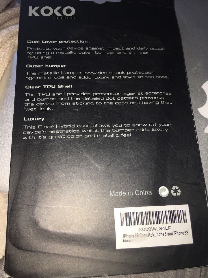 koko case clear protector x000wl84lp For iPhone 6/iPhone 6S-Brand New ...