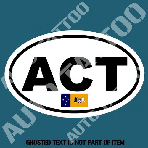 ACT CANBERRA VEHICLE CODE DECAL STICKER TRUCK RALLY EURO STYLE DECLS ...
